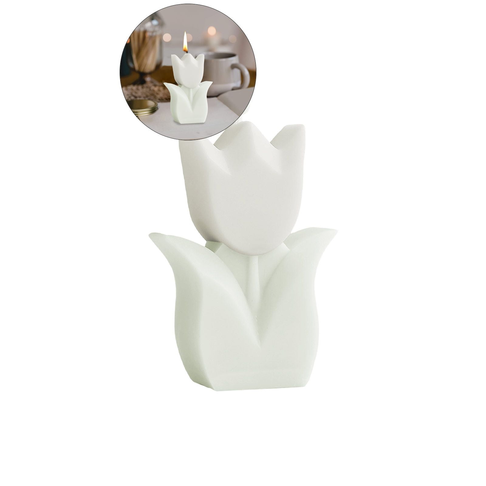 Dvruxg Flower Shaped Candles Tulip Candles Cool Candles Cute Candles ...