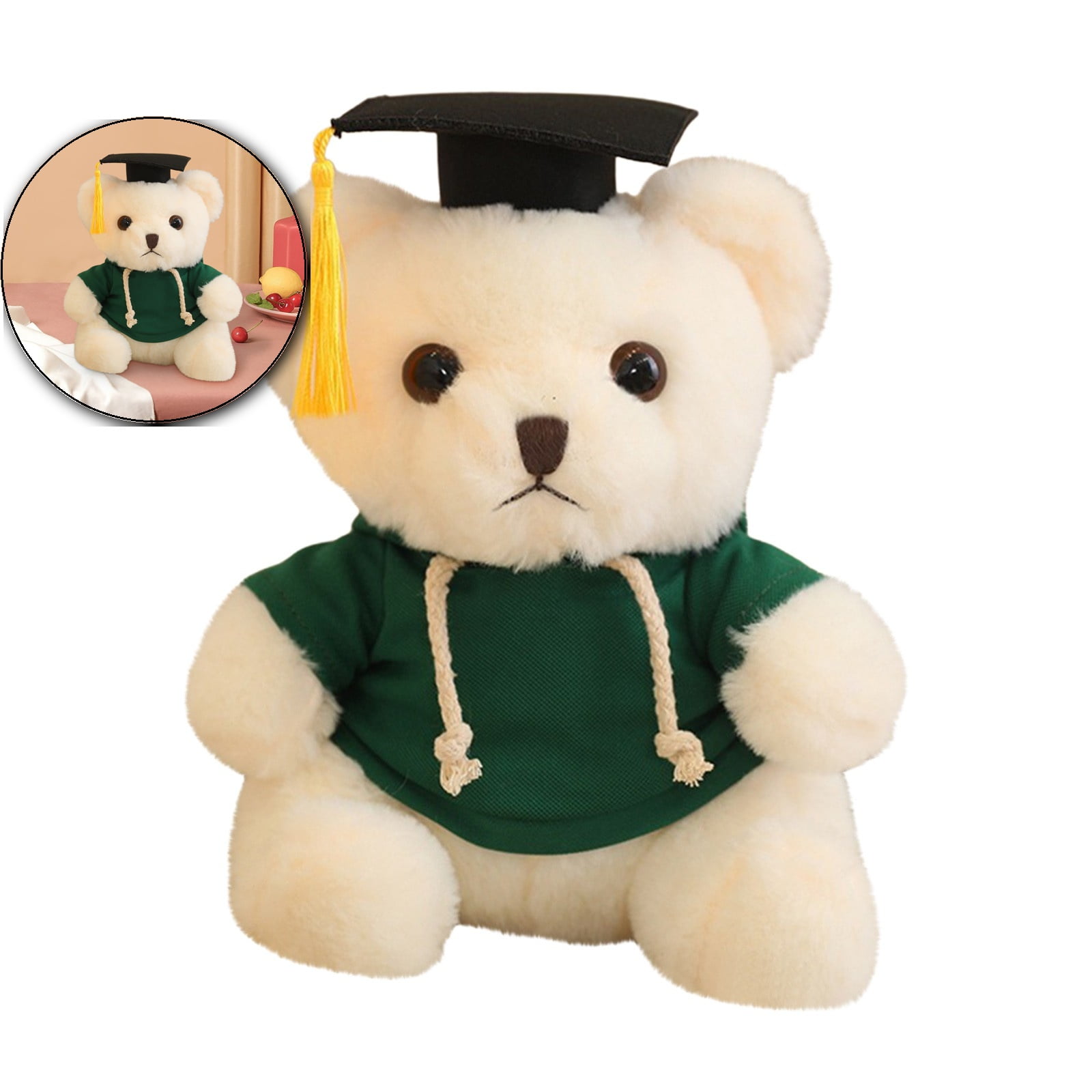 Dvruxg Graduation Bear Plush - Graduation Gift with Doctoral Cap & Gown ...