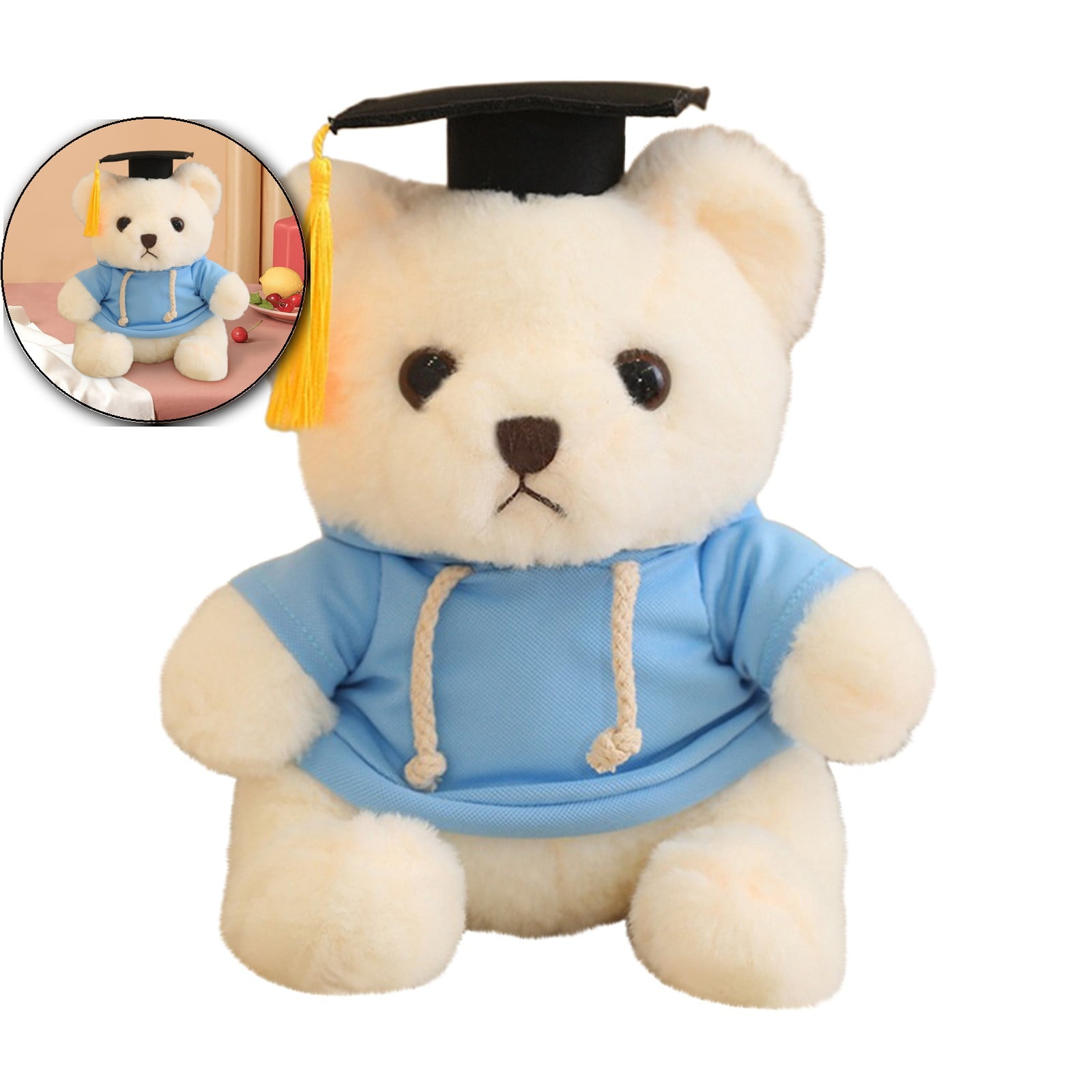 Dvruxg Graduation Bear Plush - Graduation Gift with Doctoral Cap & Gown ...