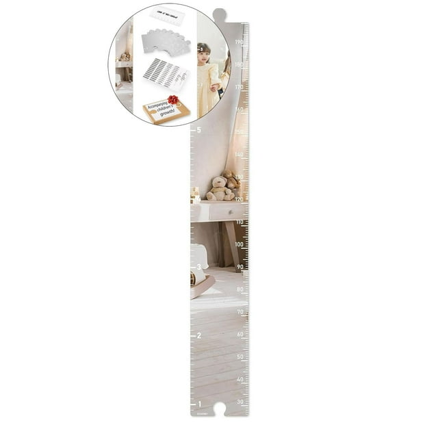 Dvruxg Growth Chart Mirror, Growth Chart Mirror for Wall, Mirror Height ...
