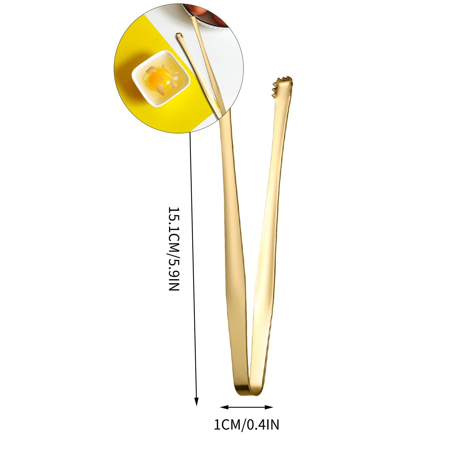 Dvruxg Ice Tongs, Food Grade Stainless Steel Serving Tongs Sugar Cubes ...