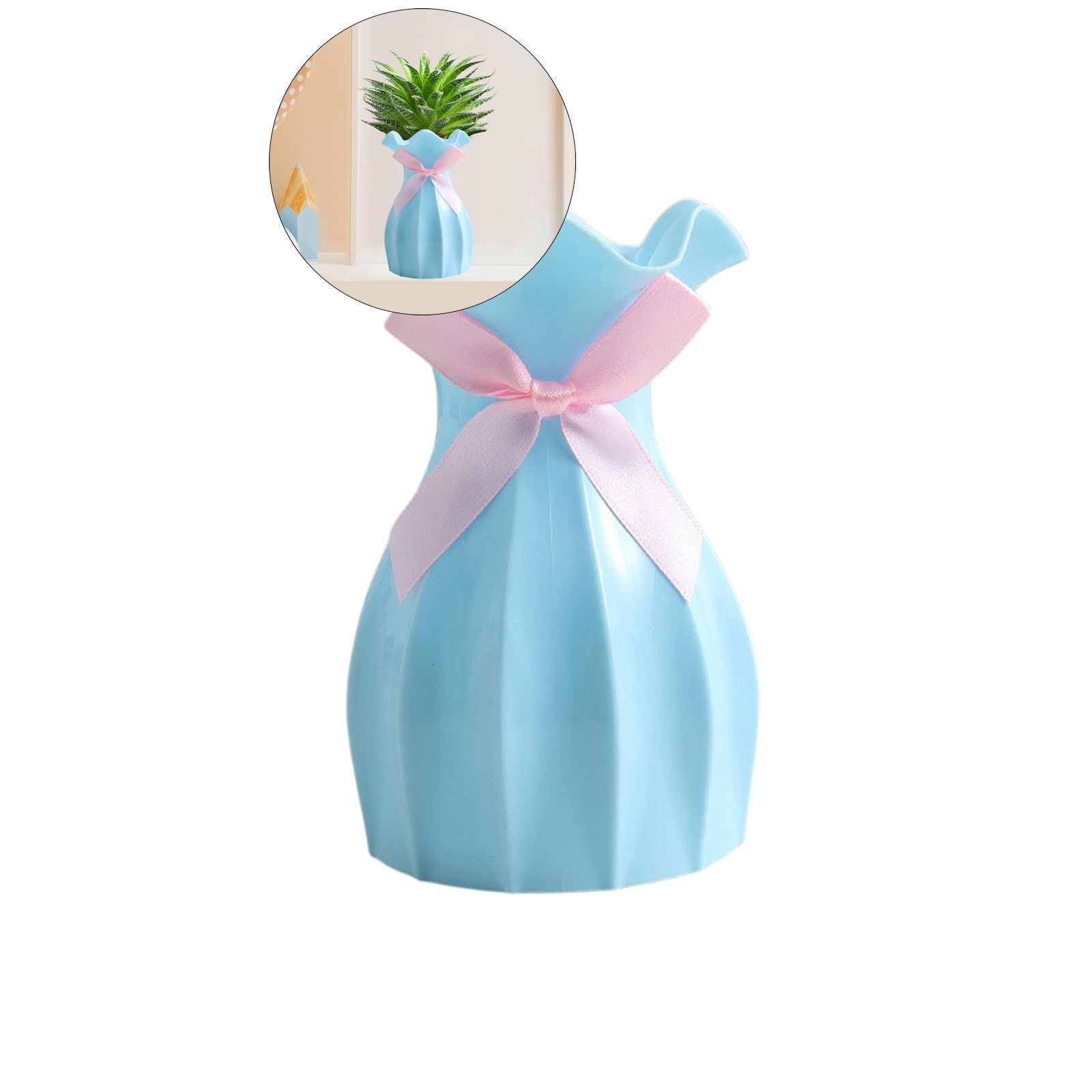 Dvruxg Lace Plastic Vase for Weddings & Home Decor – Elegant Flower ...