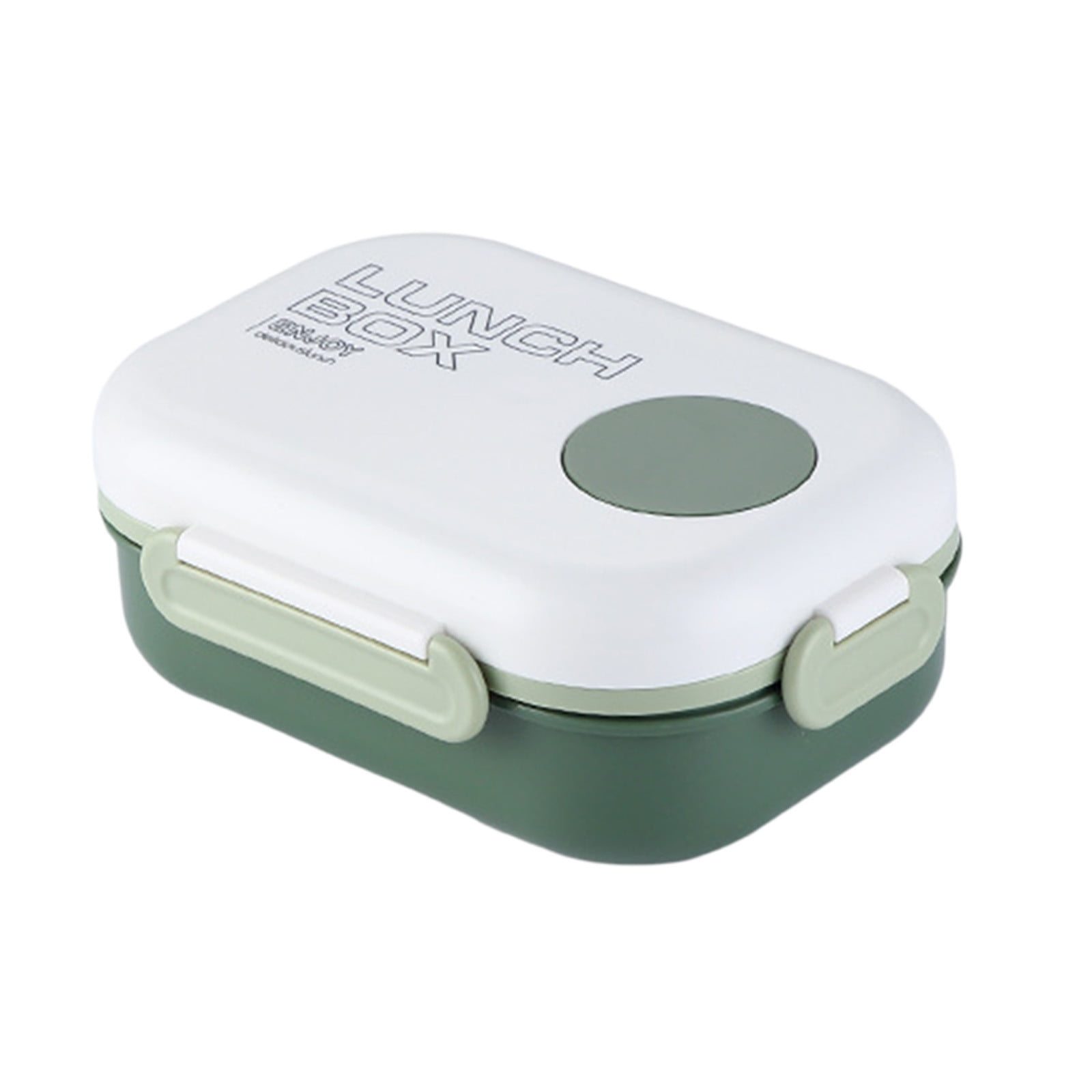 Dvruxg Leak-Proof Lunch Box with Built-In Utensils – Plastic Meal ...