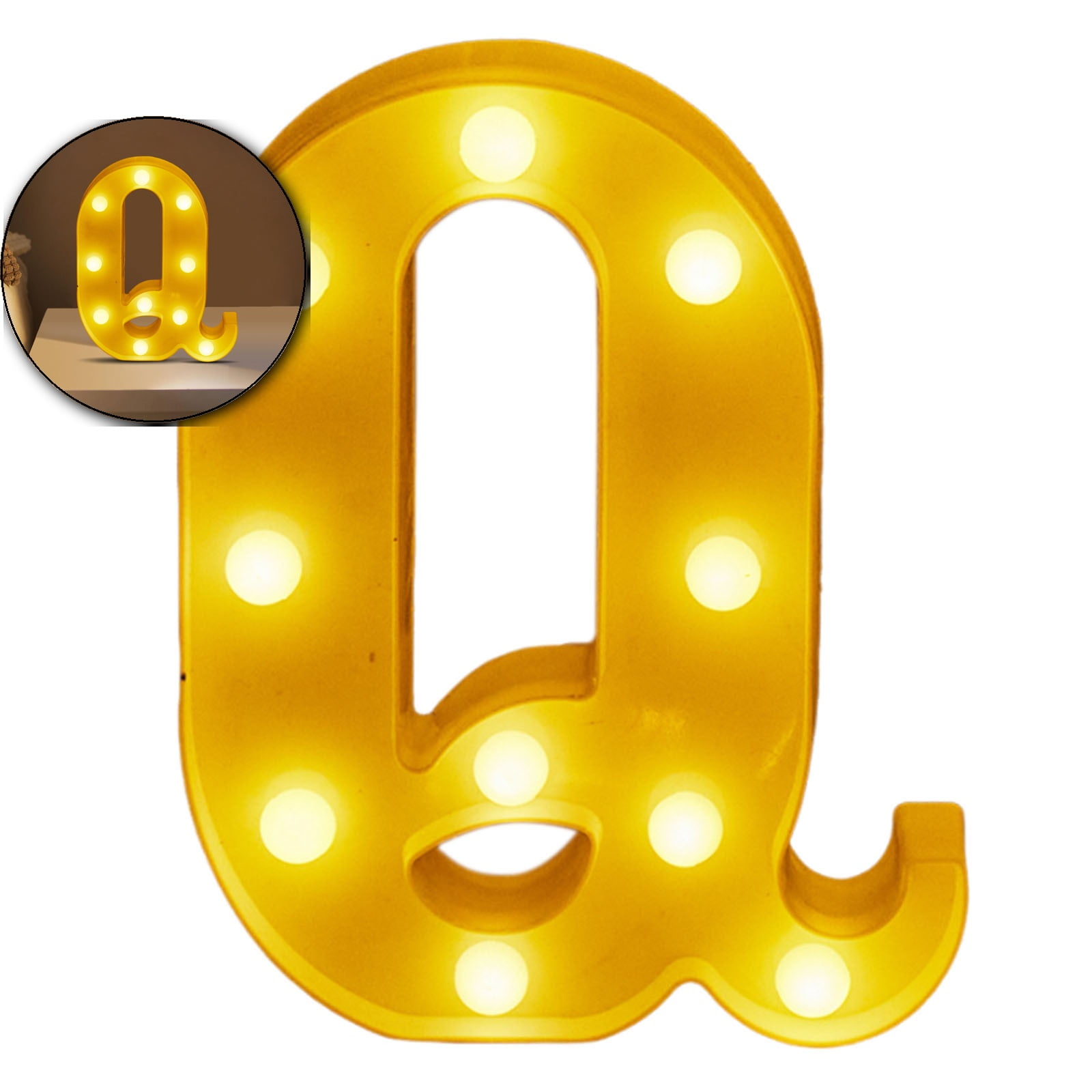 Dvruxg Light Up Letters, Led Letter Lights 26 Alphabet, Decorative ...