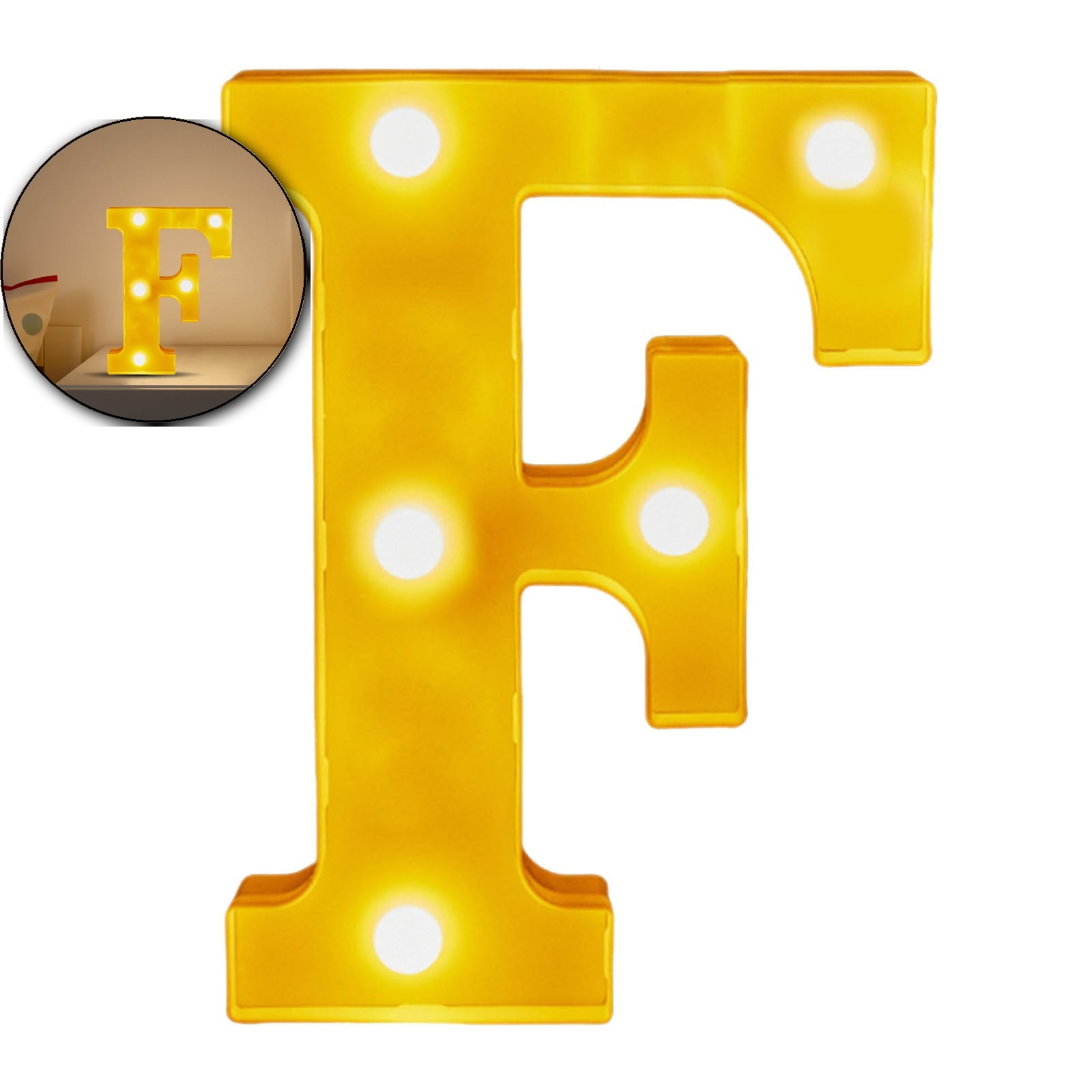 Dvruxg Light Up Letters, Led Letter Lights 26 Alphabet, Decorative ...