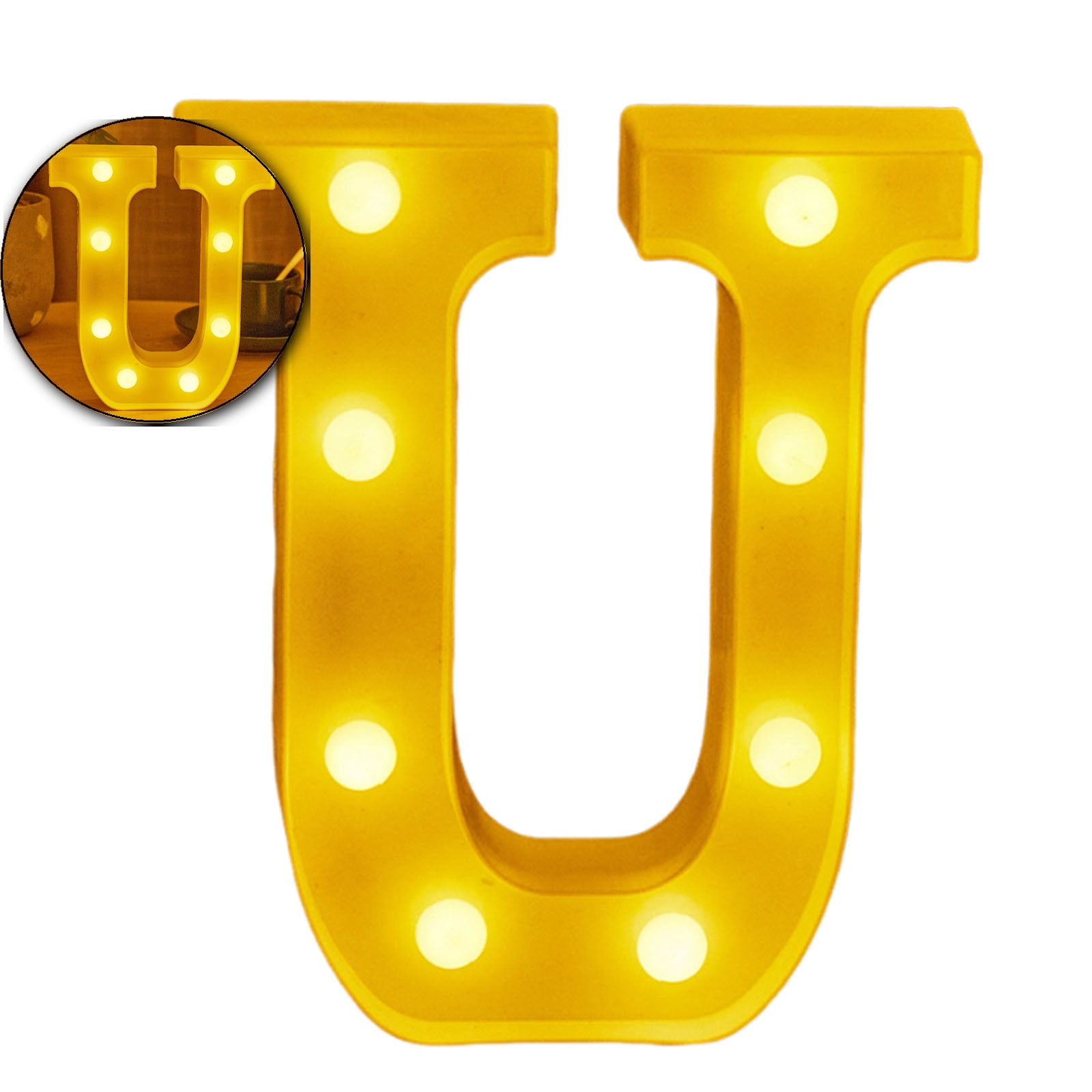 Dvruxg Light Up Letters, Led Letter Lights 26 Alphabet, Decorative ...