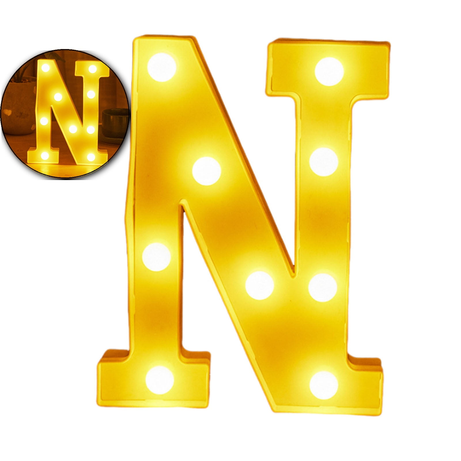 Dvruxg Light Up Letters, Led Letter Lights 26 Alphabet, Decorative ...