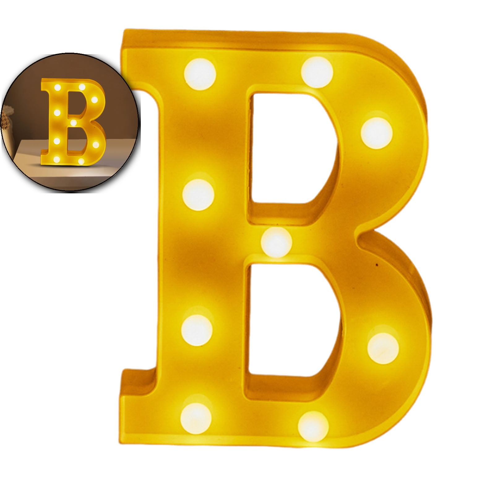 Dvruxg Light Up Letters, Led Letter Lights 26 Alphabet, Decorative ...