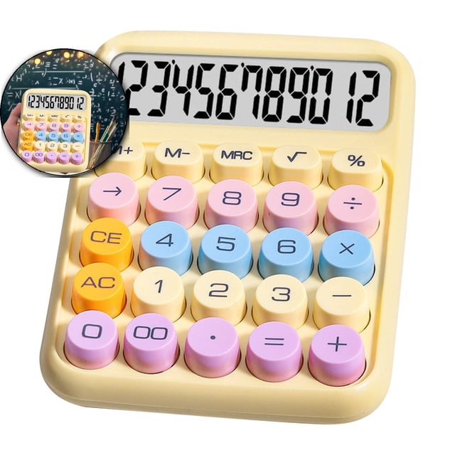 Dvruxg Mechanical Switch Calculator with Big Buttons, Calculators ...