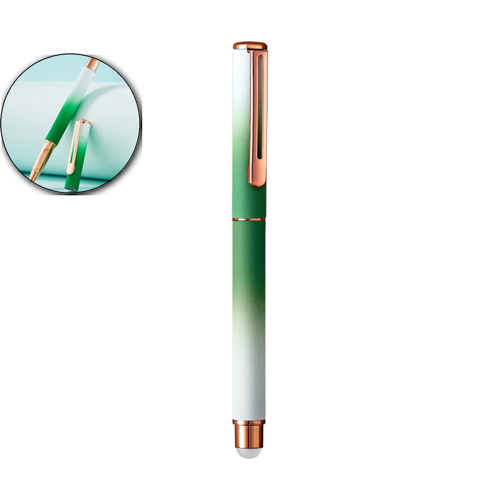 Dvruxg Metal Fountain Pen–0.38mm Writing Pen for Office Use–Comfort ...