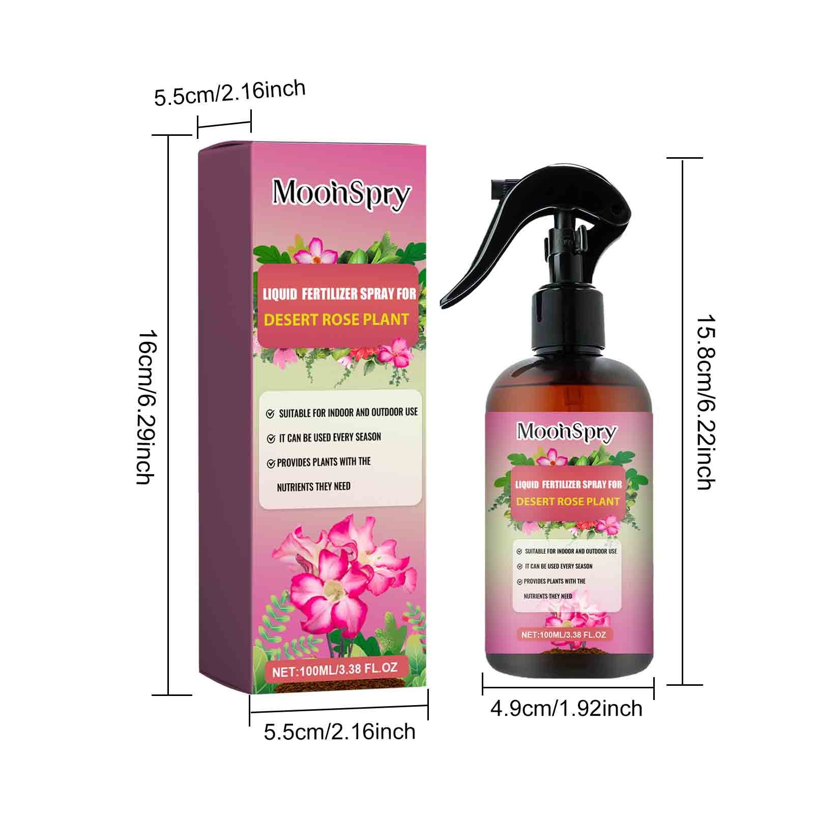 Dvruxg Money Tree Fertilizer Spray - Enhances Growth and Health, Mild ...