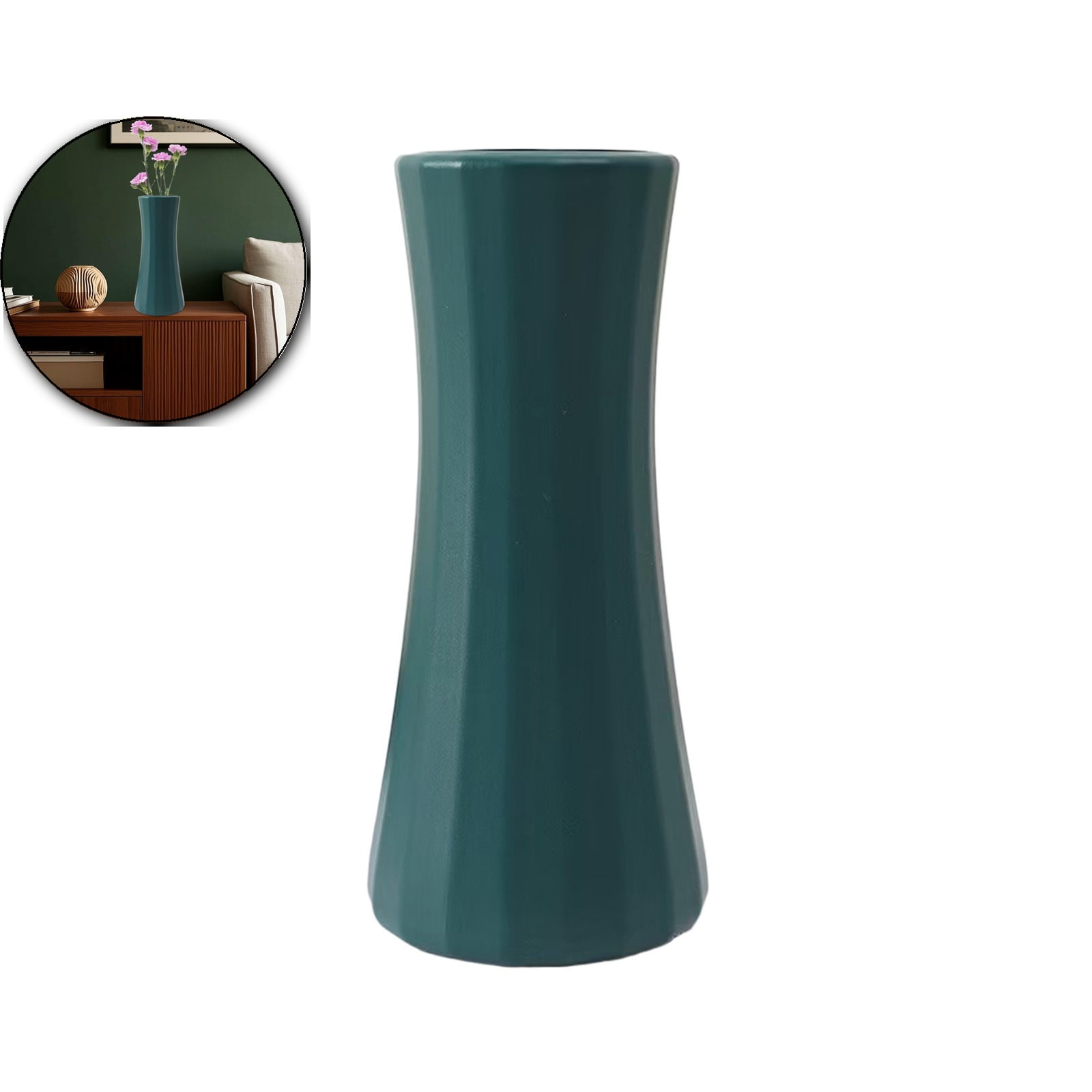 Dvruxg Plastic Flower Vase – Decorative Home & Office Vase for Wedding ...