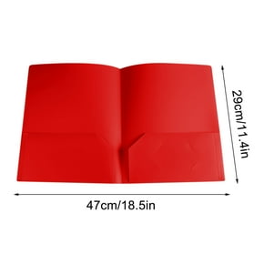 Colored Plastic File Folders