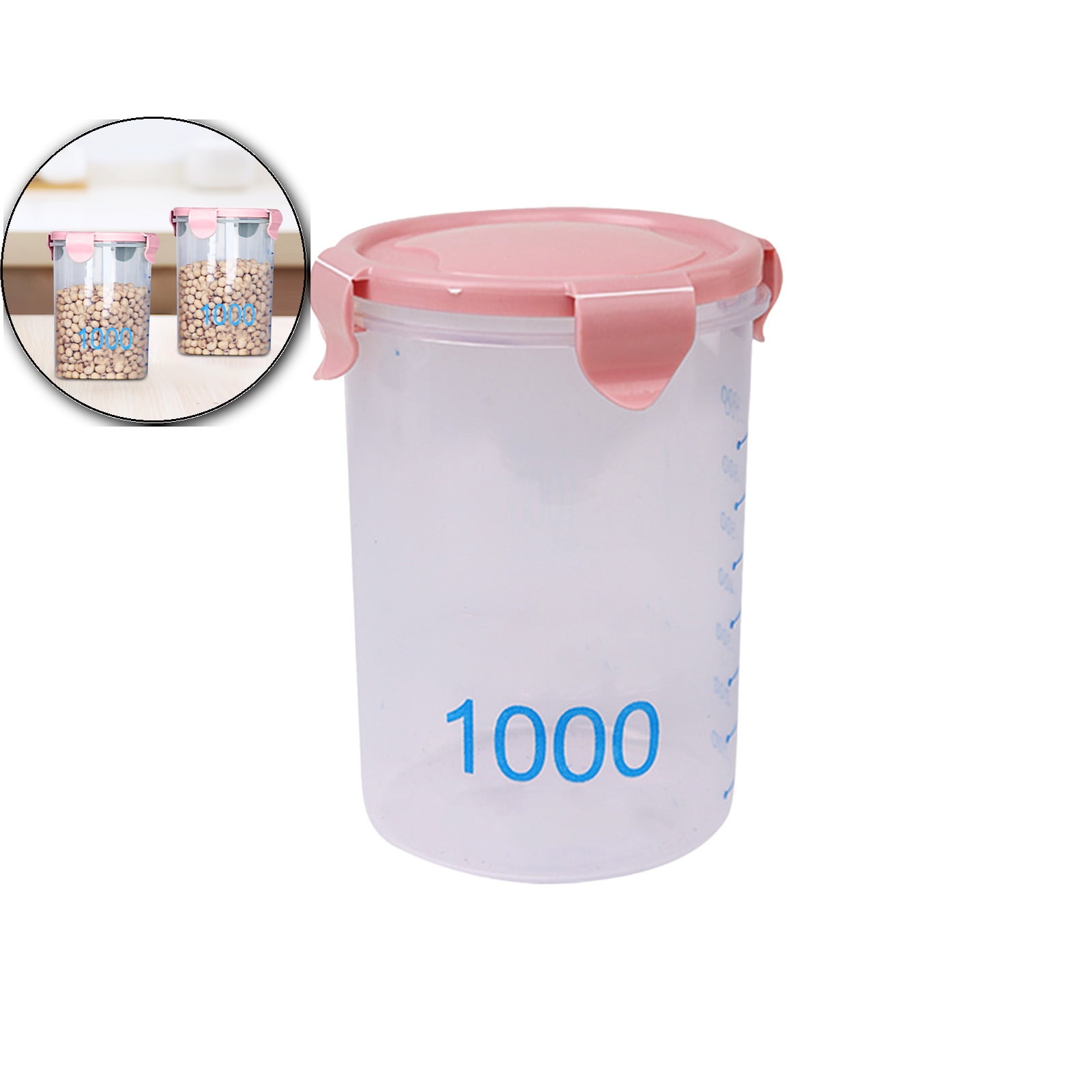 Dvruxg Plastic Food Storage Containers, Airtight Food Storage ...