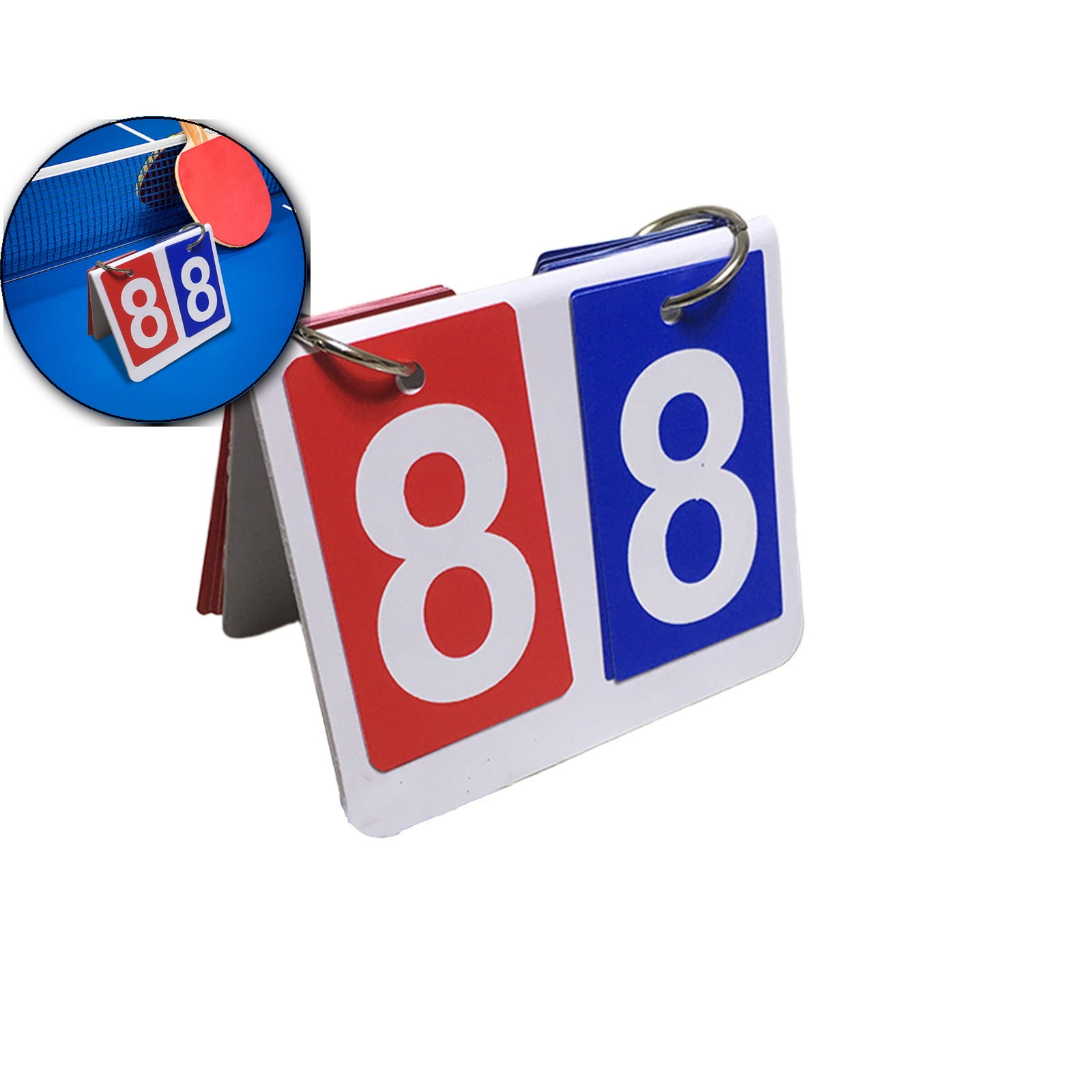 Dvruxg Portable Table Top Flip Scoreboard Score Keeper Score Flipper ...