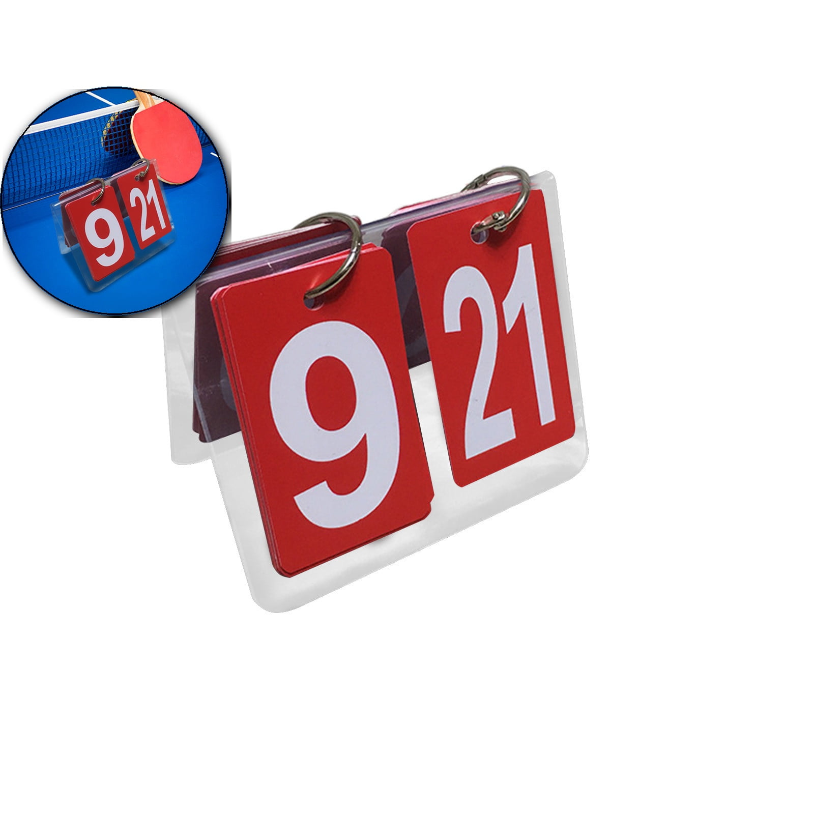 Dvruxg Portable Table Top Flip Scoreboard Score Keeper Score Flipper ...