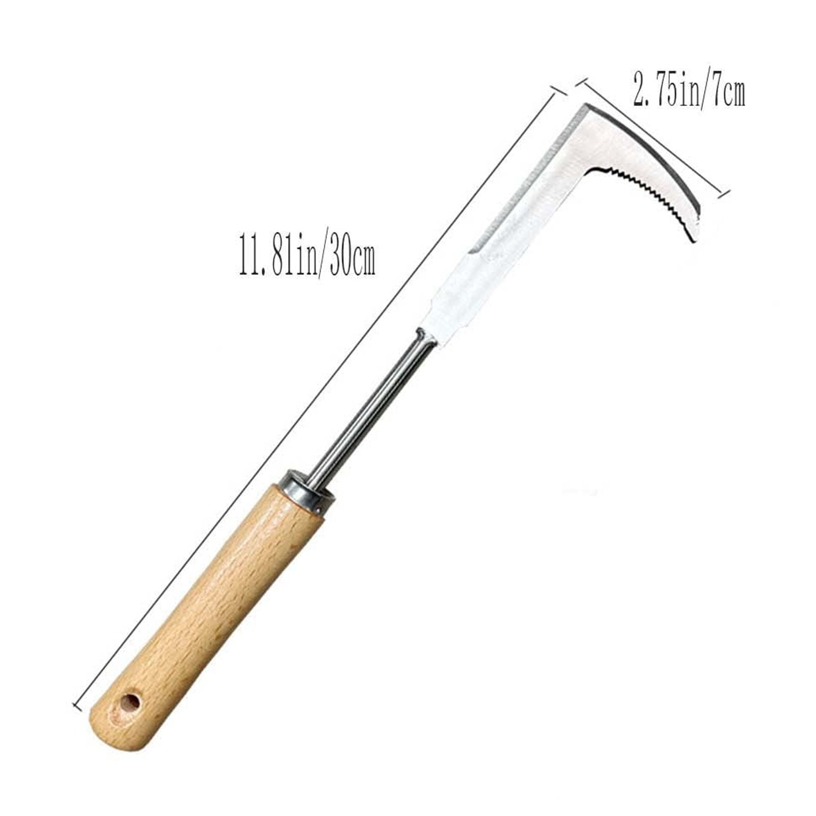 Dvruxg Precision Pavement Weeder, Garden Weeding Tool, L-Shape Blade ...