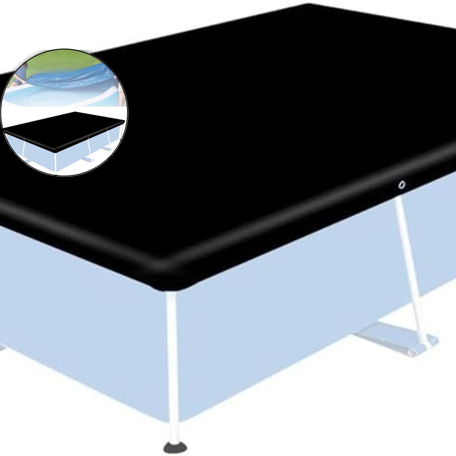 Dvruxg Rectangle Pool Cover 5.5 x 8.5 ft Rectangular Frame Pool Covers ...