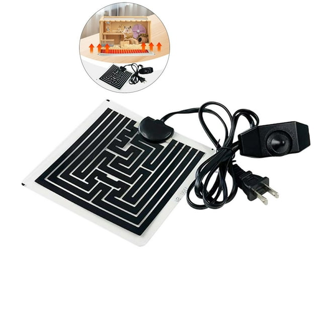 Dvruxg Reptile Heat Pad Reptile Heating Pad Under Tank Terrarium Safe ...