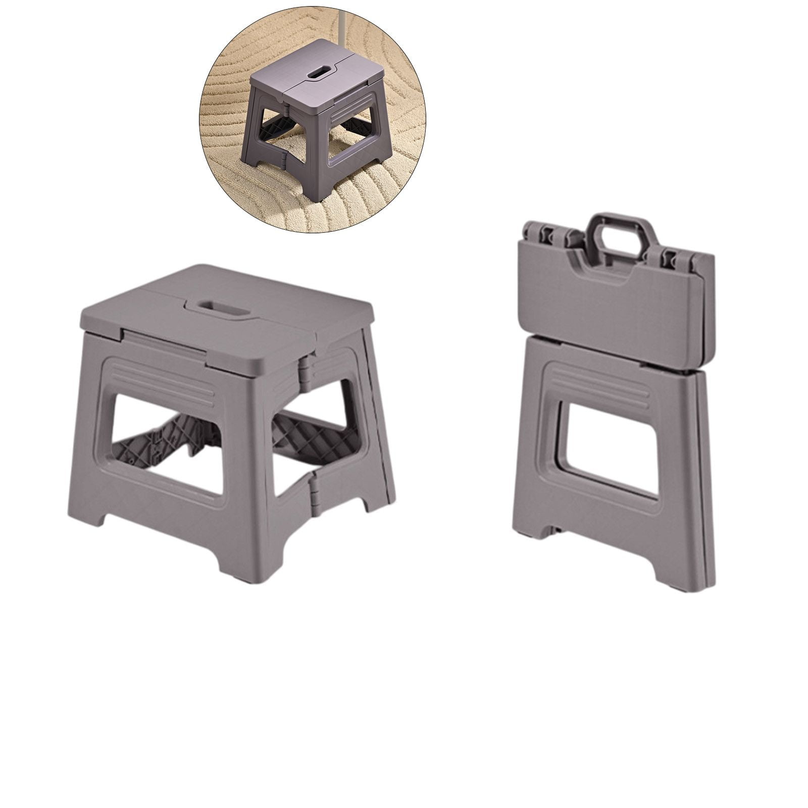 Dvruxg Shower Stool, 3 in 1 Folding Shower Foot Rest for Shaving Legs ...