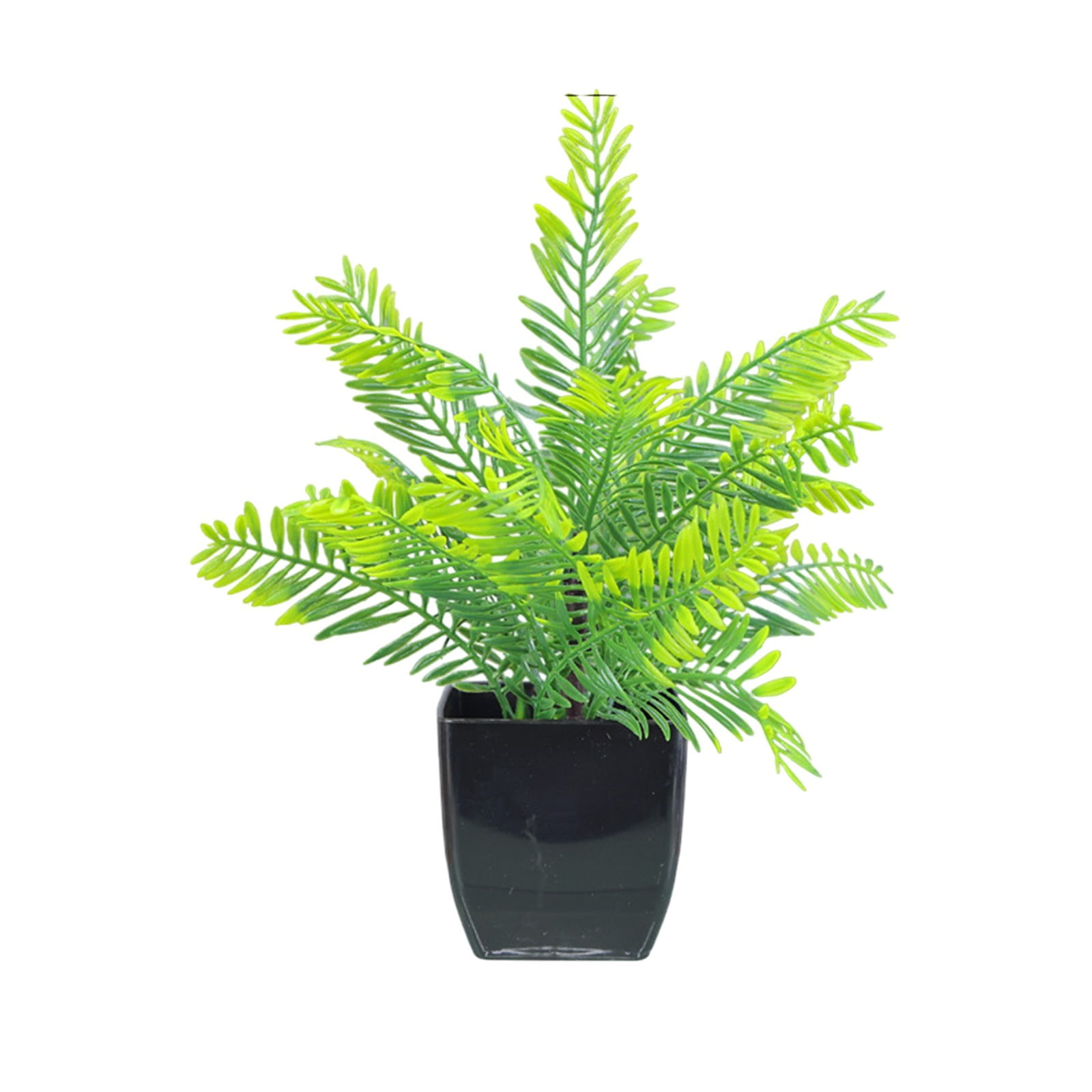 Dvruxg Small Artificial Plants Greenery Boxwood Fern Plants in Pots ...