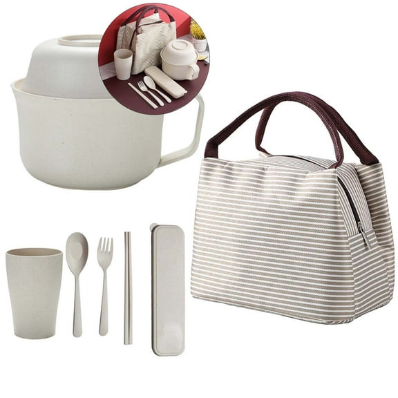 Microwave Ramen Bowl with Lid, Ramen Noodles Bowl Set with Chopsticks ...