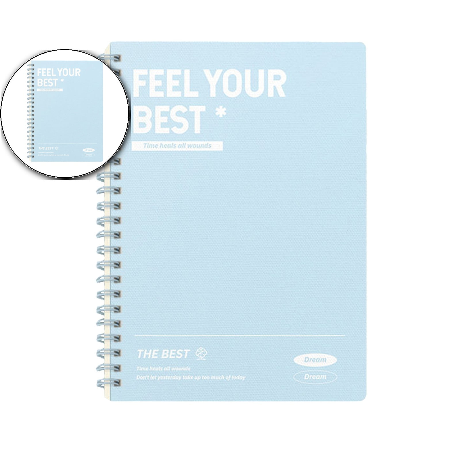 Dvruxg Subject Notebooks Soft Spiral Lined Notebook Journal B5 7x10 ...