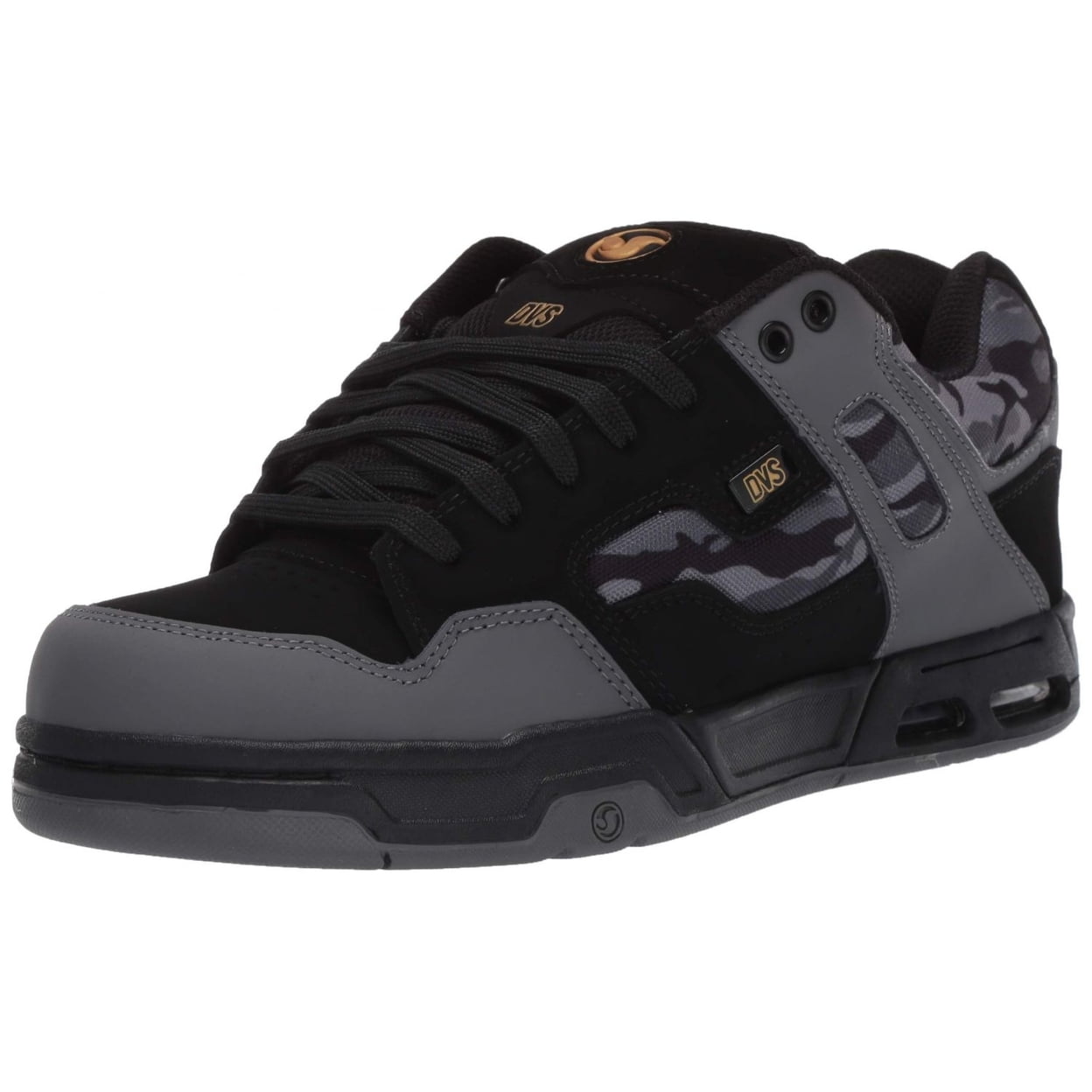 Dvs Footwear Mens Enduro Heir Skate Shoe BLACK CHARCOAL CAMO NUBUCK ...