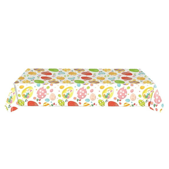 Dvumao 107x53 Inches Easter Tablecloths Party Tablecloths Waterproof ...