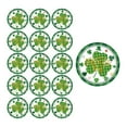 Dvumao 16 Pieces St. Patrick's Day Shamrock Tableware Party Supplies ...