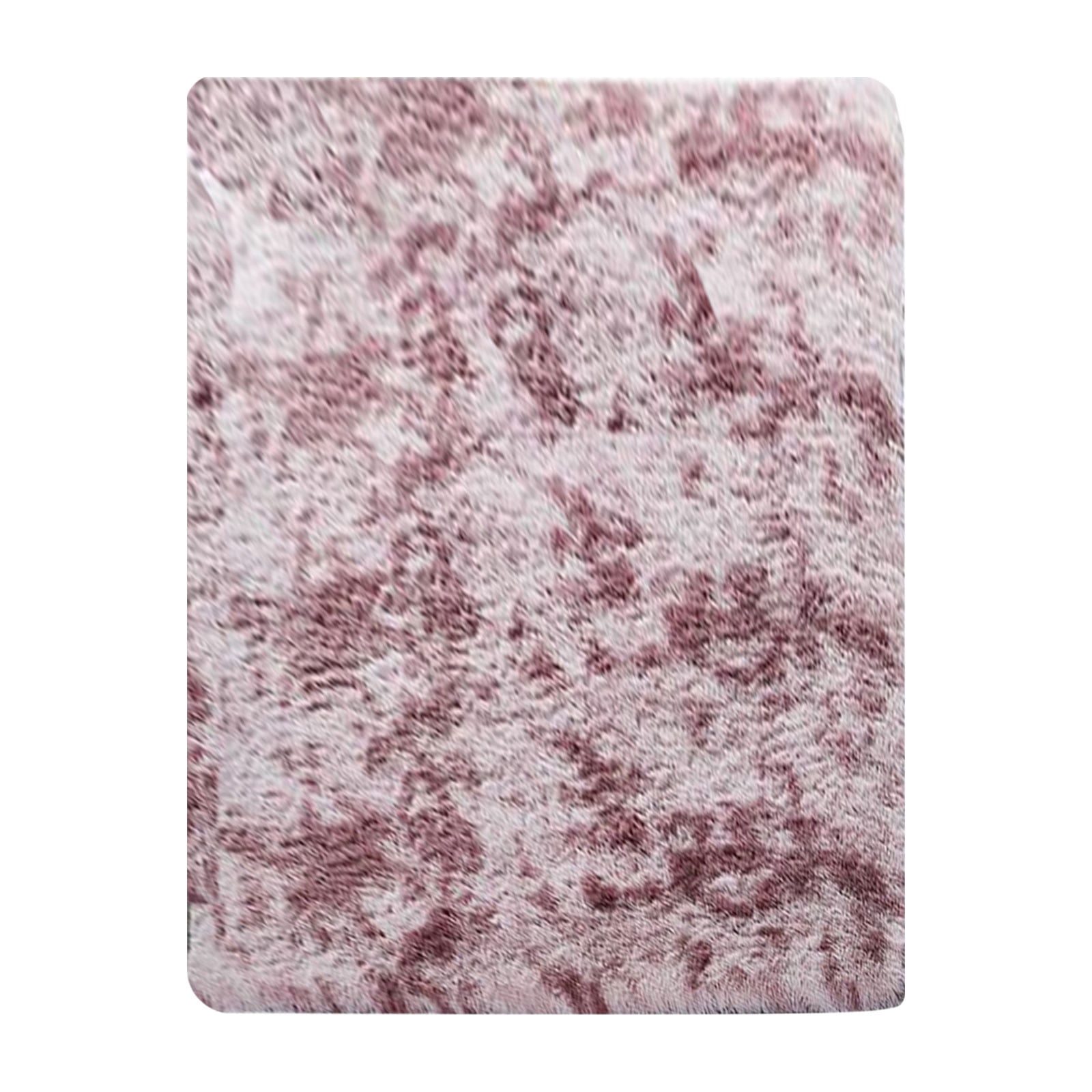 Dvumao Bath Mat, Solid Color Carpet, Thickened Silk Wool Living Room ...