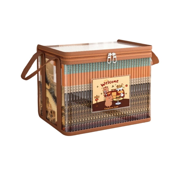 Dvumao Book Storage Box Classroom and Home Use Old Book Organizer ...