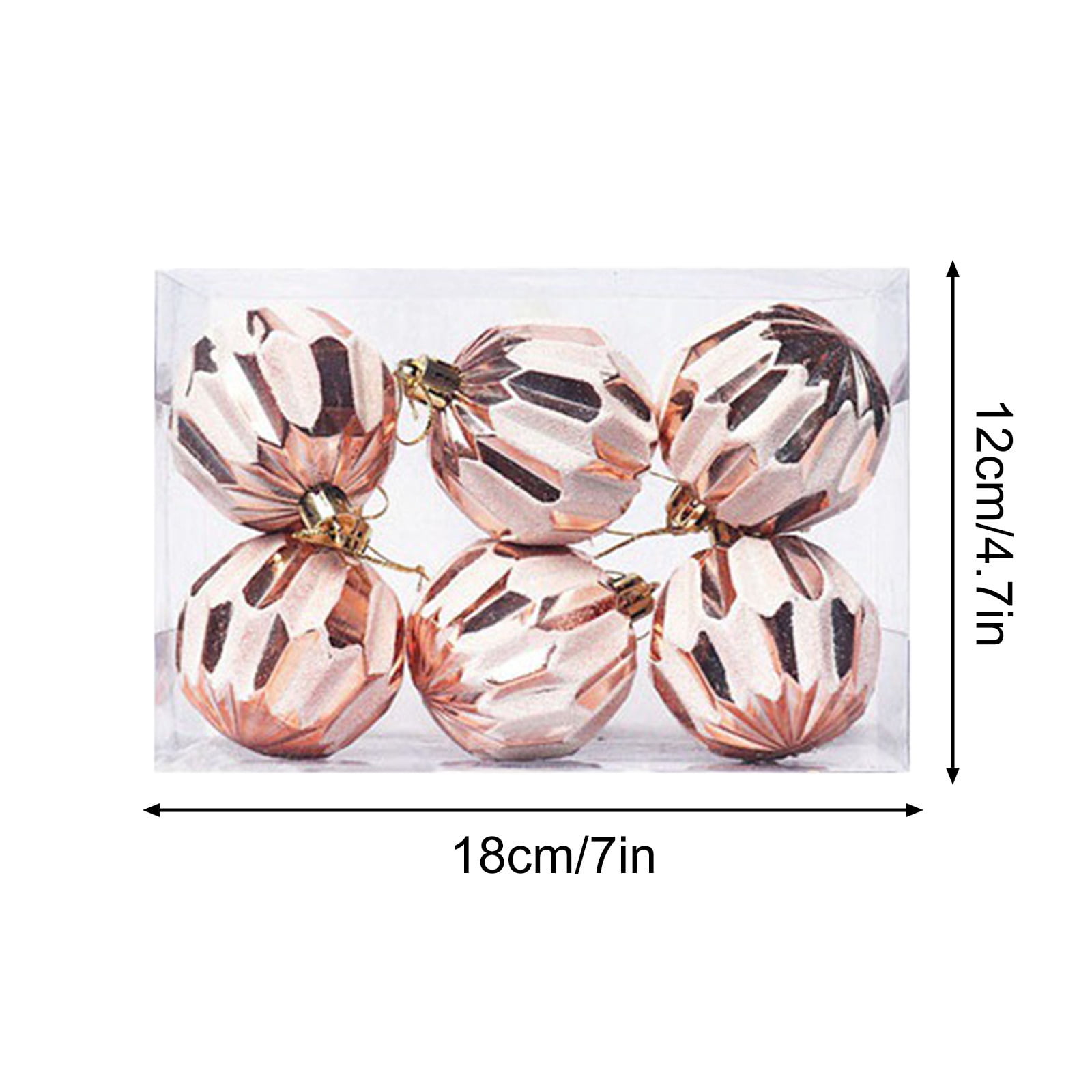 Dvumao Christmas Decorations, Christmas Christmas Balls Plastic Plating ...