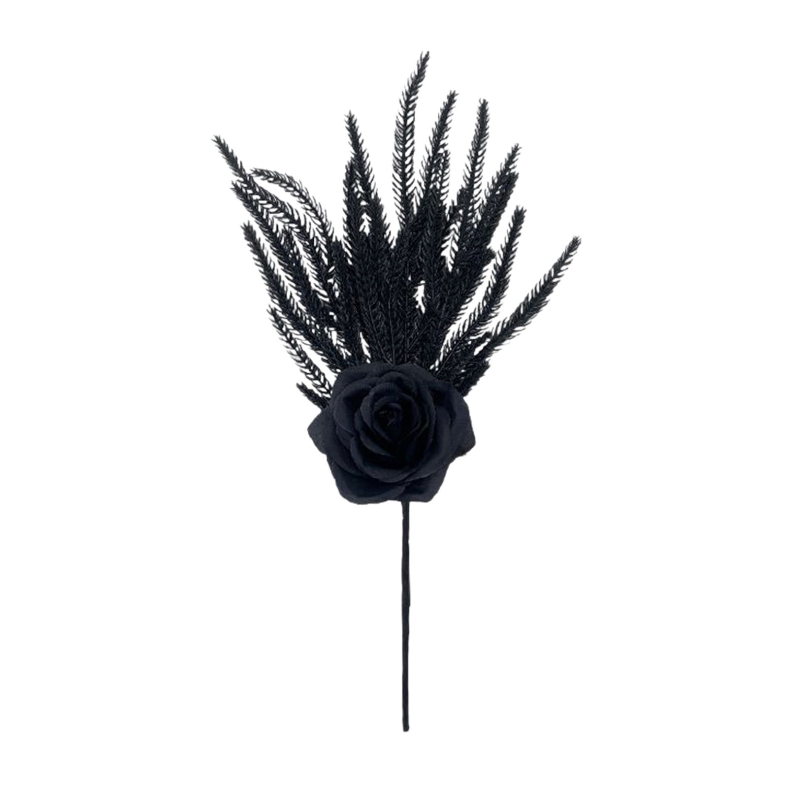 Dvumao Fall Decor, 1Pc Halloween Black Needle Cuttings Artificial ...