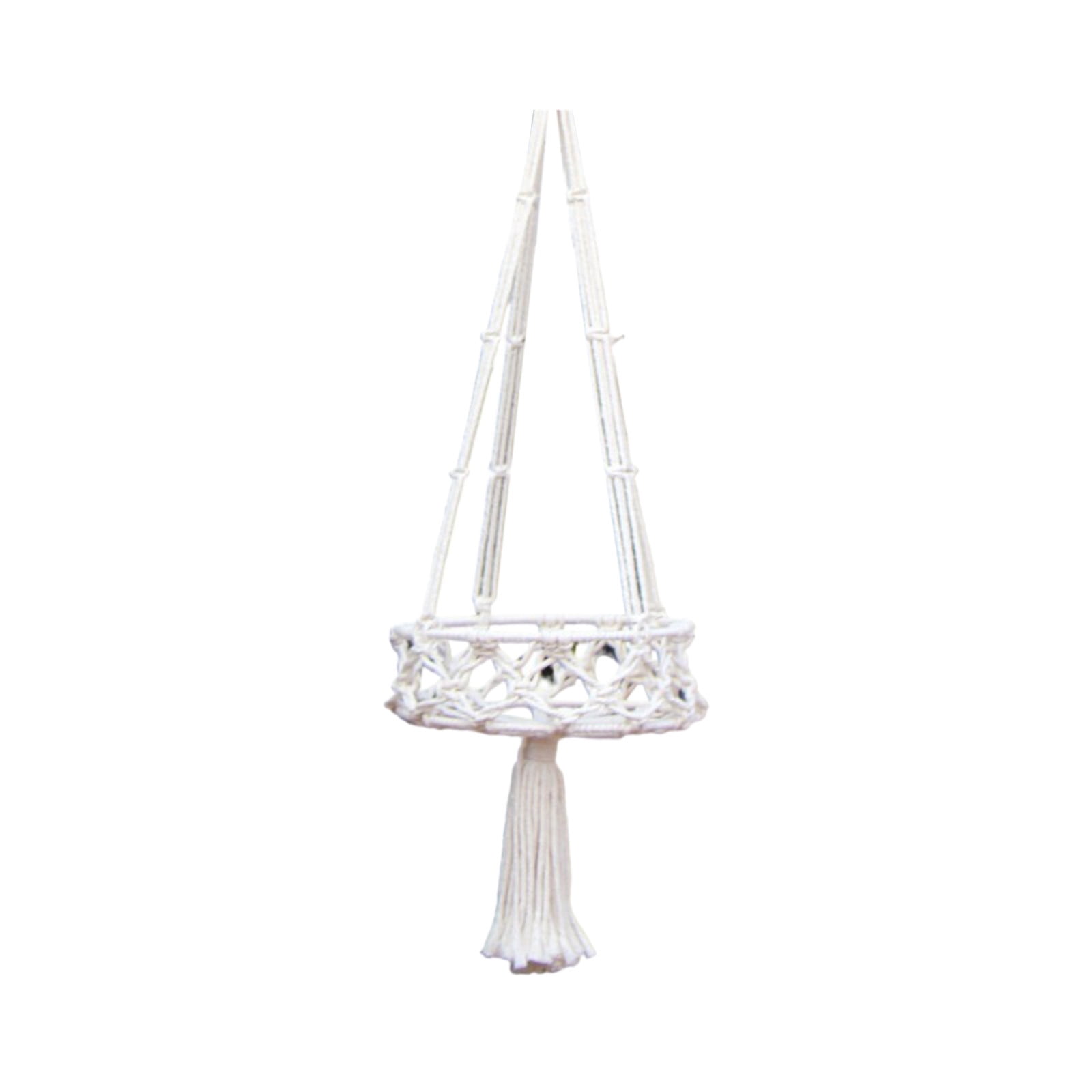 Dvumao Home Decor, Woven Hanger Hanger Shelf Floating Shelf Indoor er ...