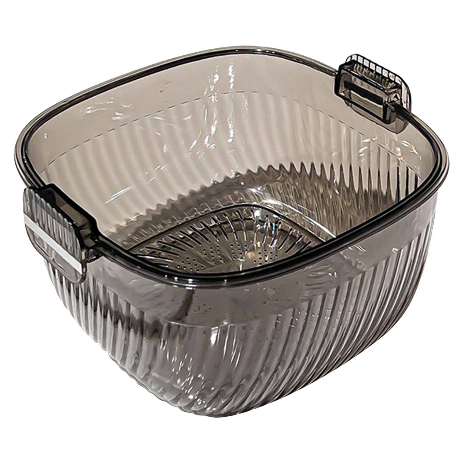 Dvumao Kitchen Accessories, Double Layer Drainage Basket, Large ...