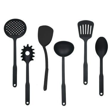 7-Piece Pakkawood Cooking Utensils Set: Non-stick, heat-resistant, and ...