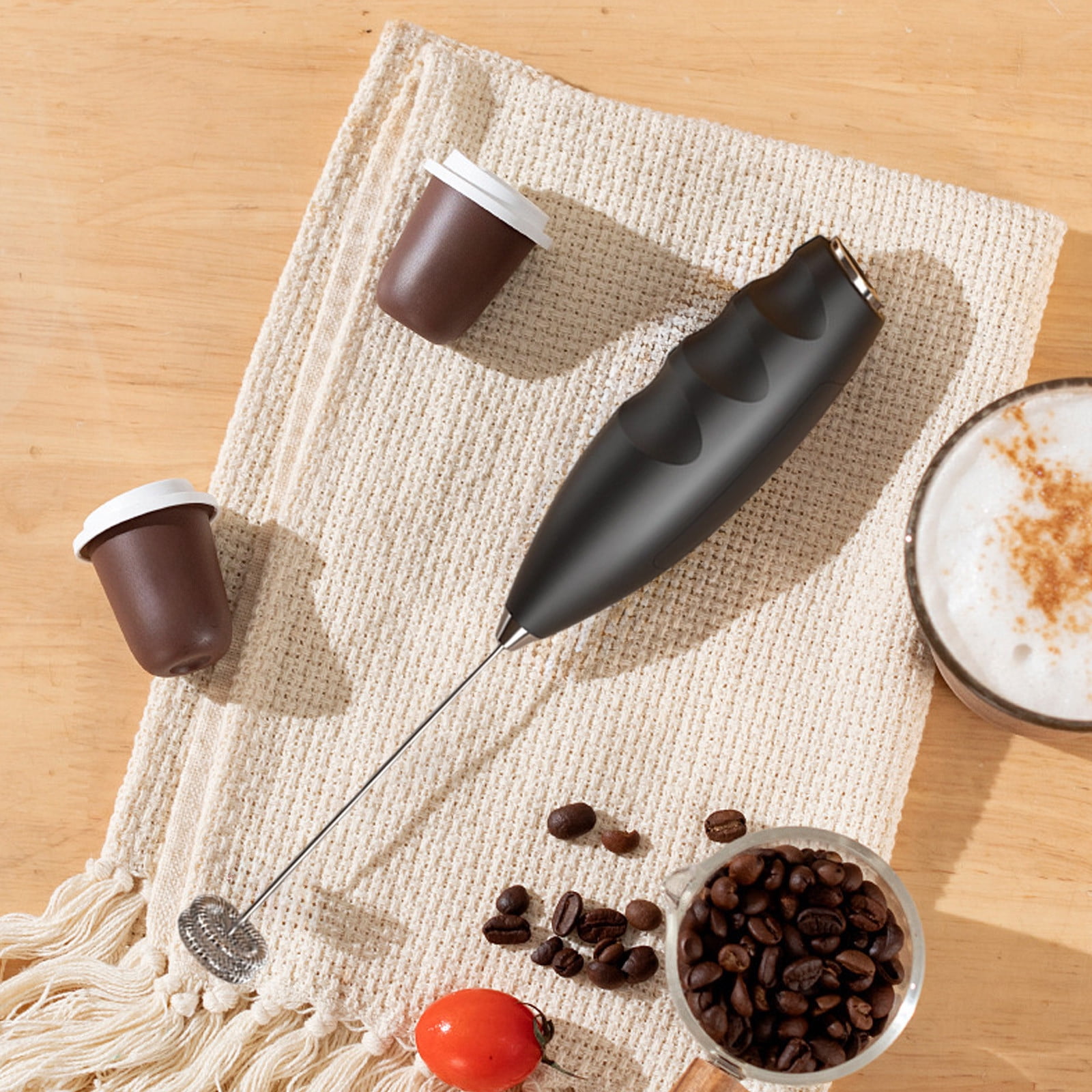 Dvumao Kitchen Utensils, Coffee Frother And Handheld Egg Beater For ...