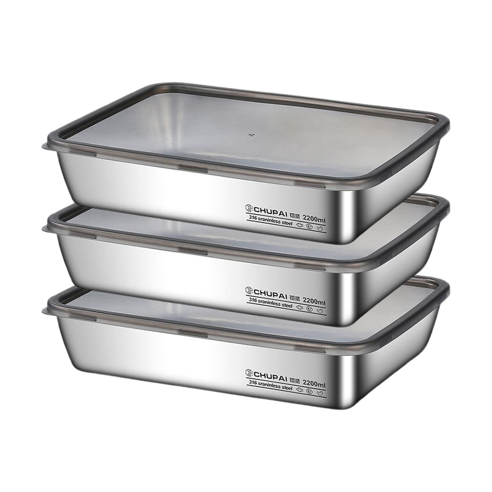 Dvumao Organizers and Storage, 316L Stainless Steel Dumpling Box With ...