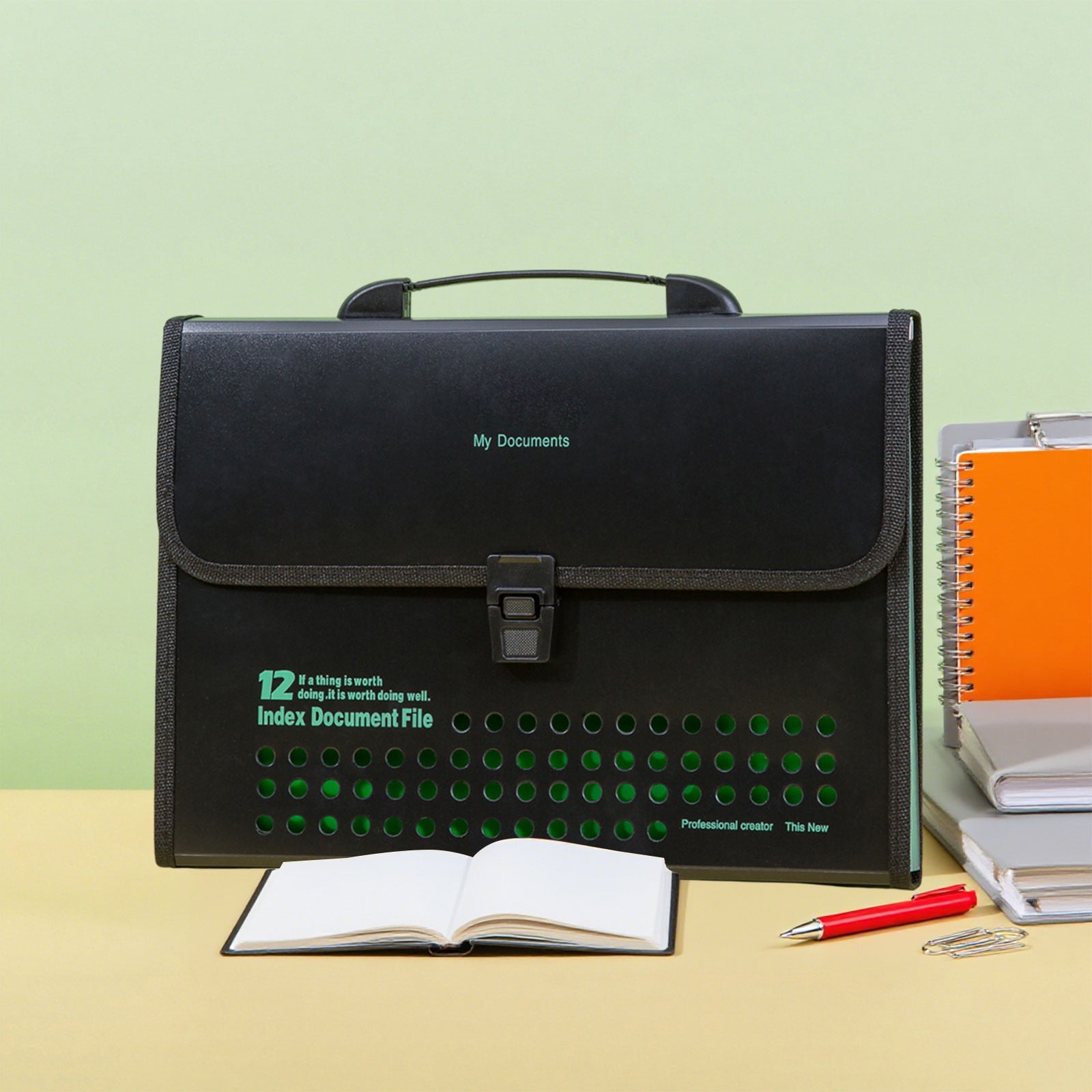 Dvumao Organizers and Storage, A4 Multi-Pocket File Folder Accordion ...