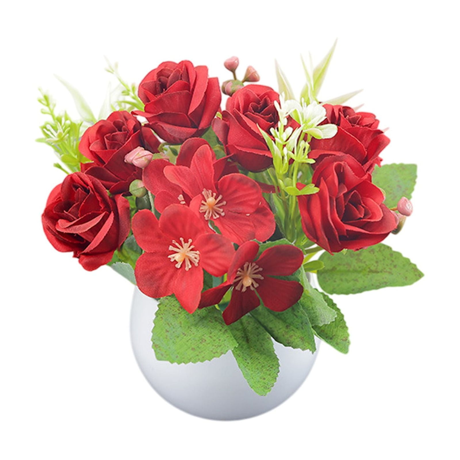 Dvumao Room Decor, Decorative Fake Flowers Dried Flowers Indoor Home ...