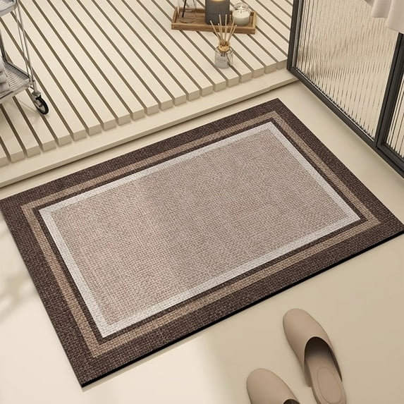 Dvumao Room Decor, Diatomite Floor Household Bathroom Absorbent Door ...