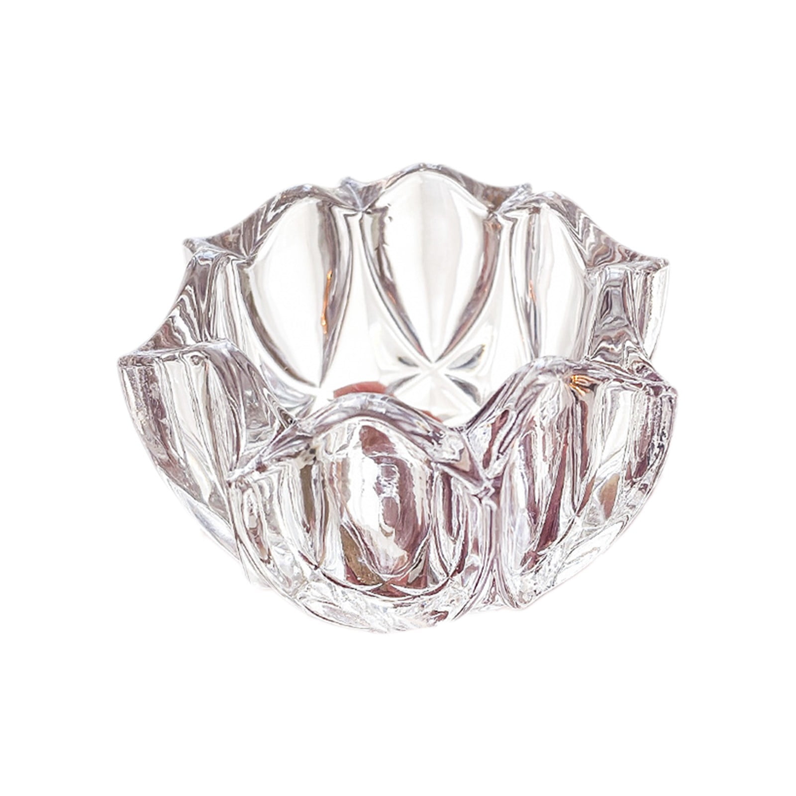 Dvumao Room Decor, Warm Romantic French Crystal Glass Candlestick ...