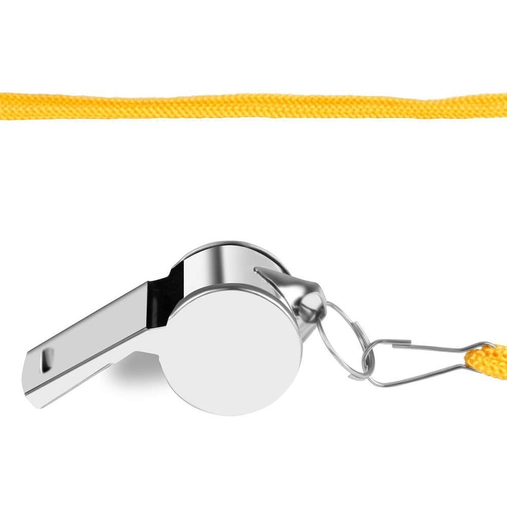 Dvumao School Supplies, Metal Referee Whistle Stainless Steel Extra ...