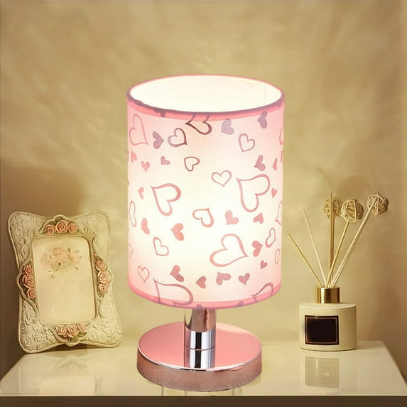 Dvumao Valentines Day Decor, 7W Bedside Lamp Plain Modern Romantic Warm ...