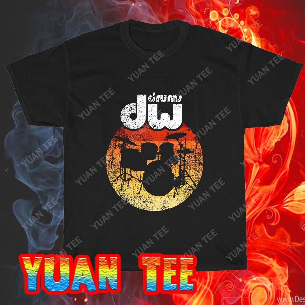 Dw Drums Logo T-Shirt Funny Logo Tee T-Shirt Size S to 5XL - Walmart.com