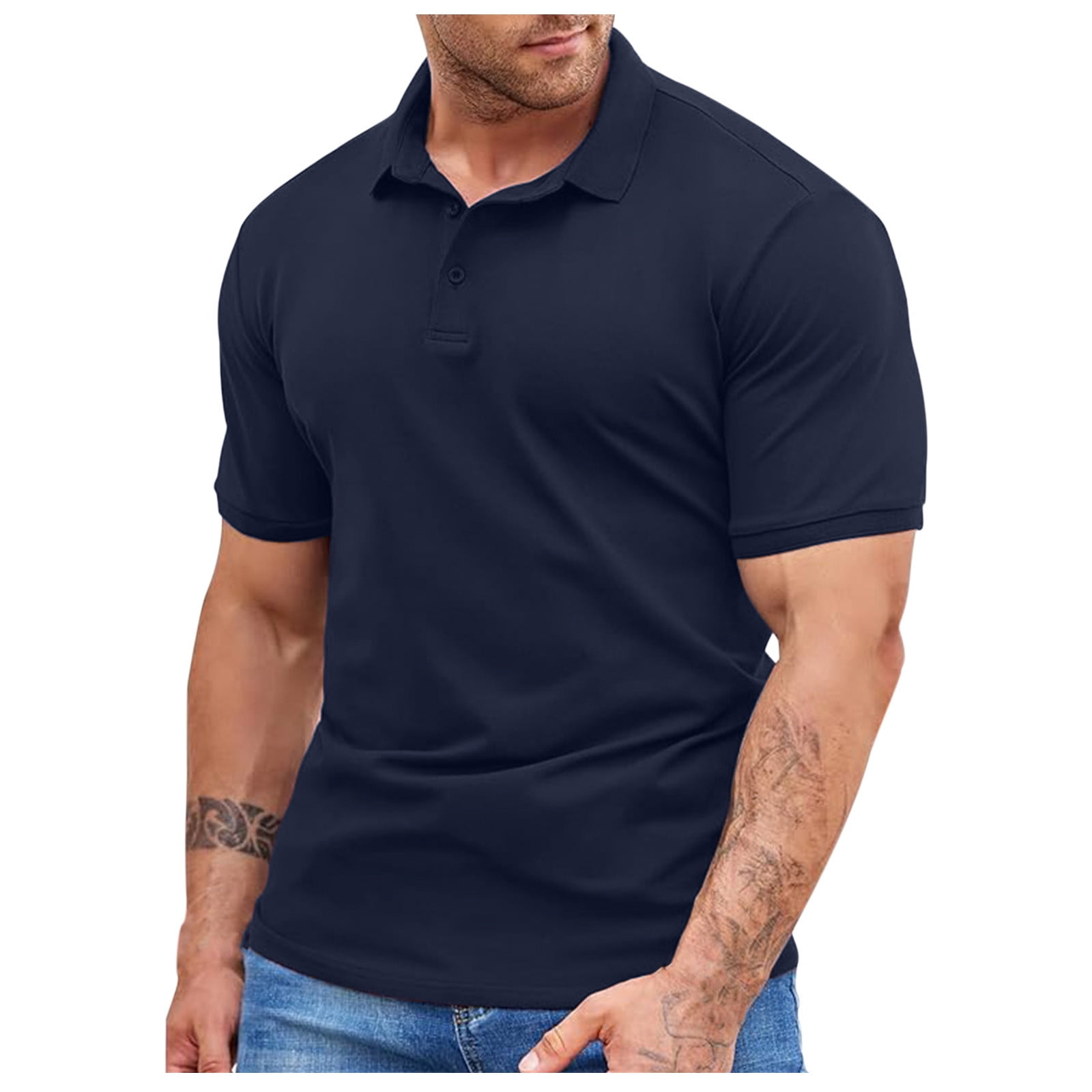Dwaogom Men's Tactical Short Sleeve Shirts Outdoor Performance Military ...
