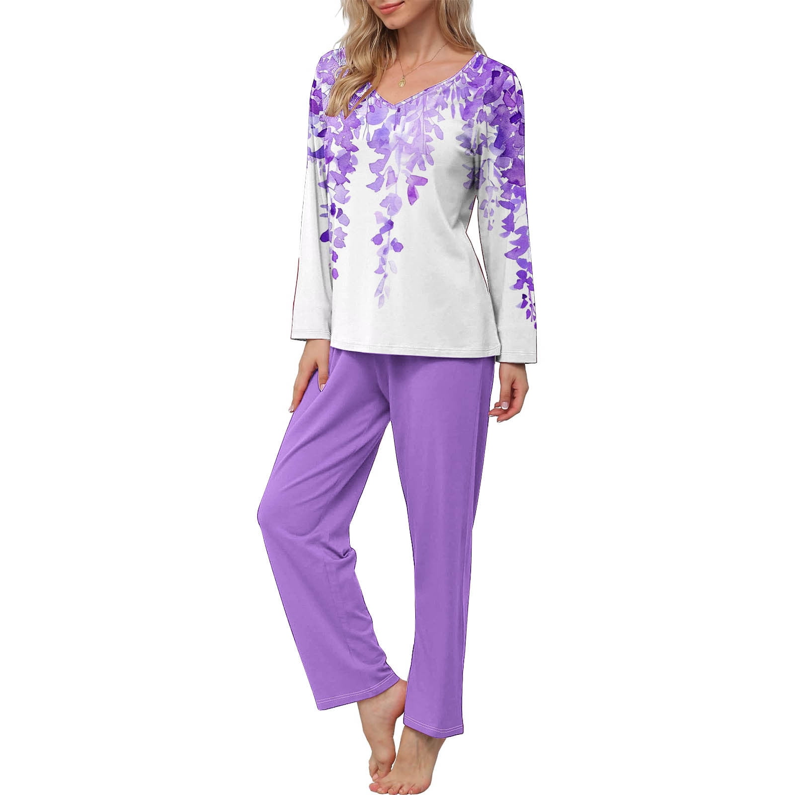 Dwaogom Women 2 Piece Outfits Summer Casual Lounge Sets Soft Sweatsuits ...