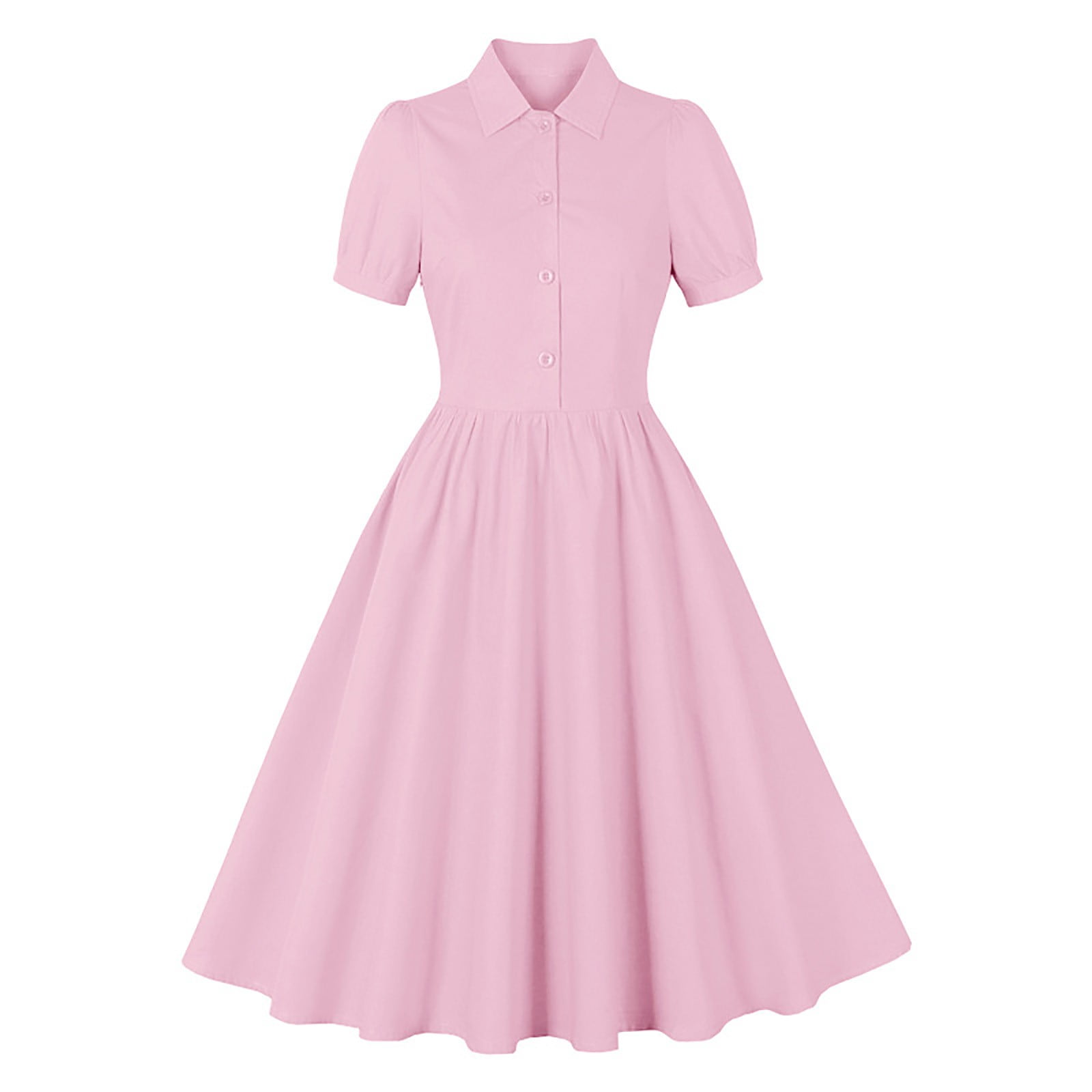 Dwaogom Women Fashion Leisure Short Sleeve Crew Neck Crouching Dress ...