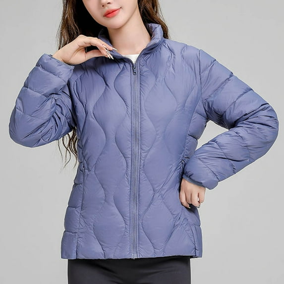 Dwaogom Women's Winter Vests Outerwear Lightweight Quilted Puffer ...